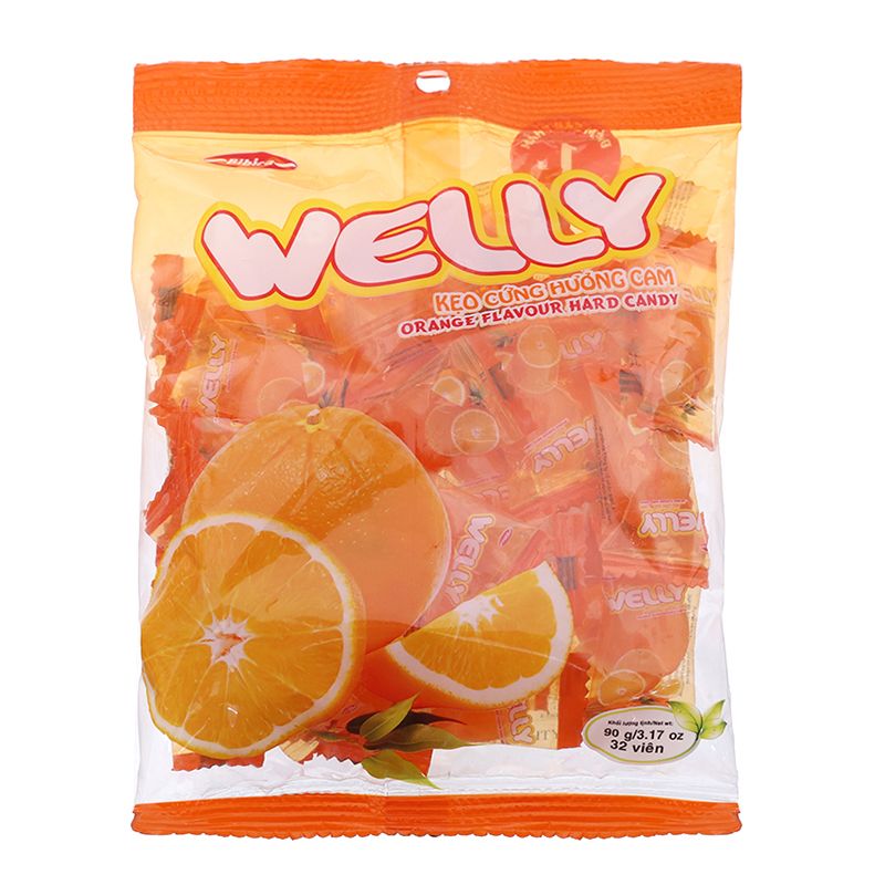 Kẹo ngậm Bibica Welly hương cam gói 90g – Chuỗi Tạp Hóa Việt - Chuyên ...