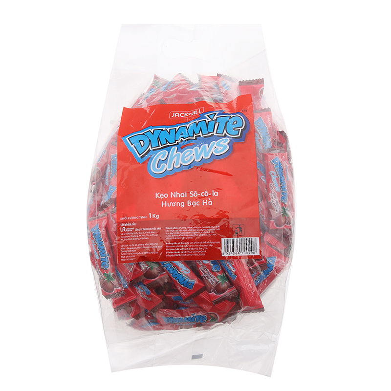 Kẹo nhai socola hương bạc hà Dynamite Chews gói 1kg – Chuỗi Tạp Hóa ...