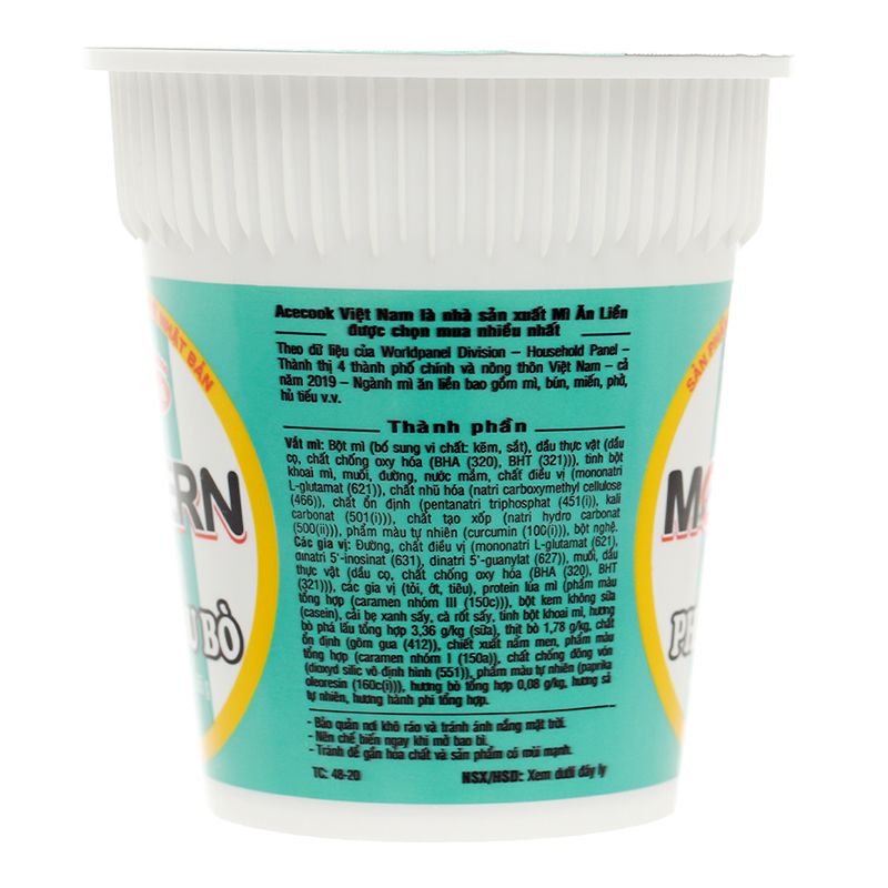Mì Modern phá lấu bò ly 65g – Chuỗi Tạp Hóa Việt - Chuyên Sỉ Và Lẻ