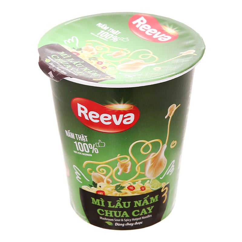 Mì Reeva lẩu nấm chua cay ly 65g – Chuỗi Tạp Hóa Việt - Chuyên Sỉ Và Lẻ