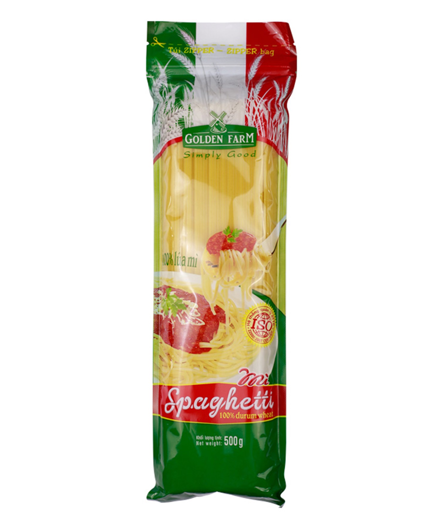 Mì spaghetti Golden Farm gói 500 g – Chuỗi Tạp Hóa Việt - Chuyên Sỉ Và Lẻ