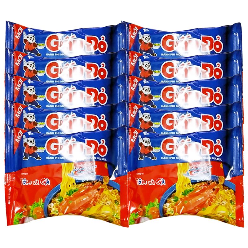 Mì tôm và gà Gấu Đỏ gói 63g – Chuỗi Tạp Hóa Việt - Chuyên Sỉ Và Lẻ