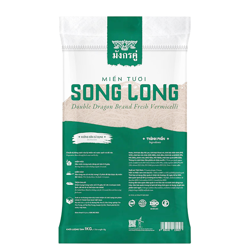 Miến tươi Song Long Thai Wah gói 1kg – Chuỗi Tạp Hóa Việt - Chuyên Sỉ Và Lẻ