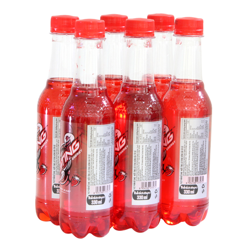 Nước tăng lực Sting dâu đỏ lốc 6 chai x 330 ml – Chuỗi Tạp Hóa Việt - Chuyên Sỉ Và Lẻ