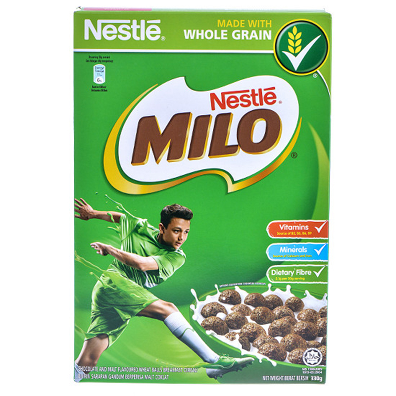 Ngũ cốc ăn sáng Nestlé Milo hương Socola hộp 330g – Chuỗi Tạp Hóa Việt ...