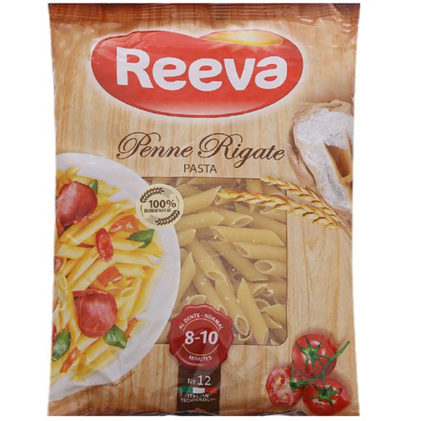 Nui ống Penne Rigate Reeva gói 400 g – Chuỗi Tạp Hóa Việt - Chuyên Sỉ Và Lẻ