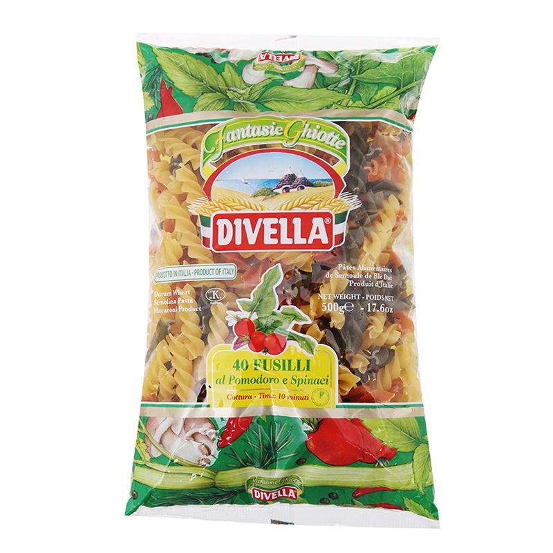 Nui rau củ dạng xoắn số 40 Fusilli Divella gói 500g – Chuỗi Tạp Hóa ...