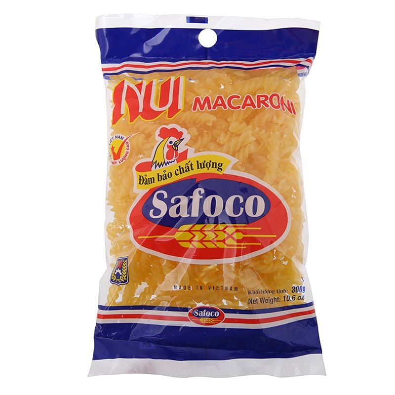 Nui xoắn Safoco gói 300g – Chuỗi Tạp Hóa Việt - Chuyên Sỉ Và Lẻ