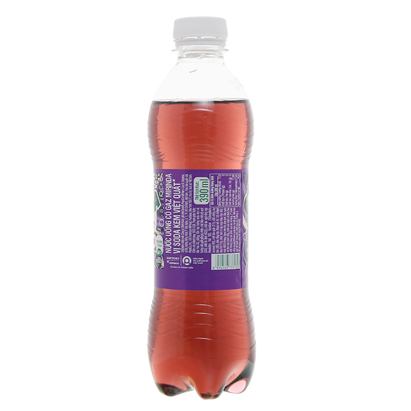 Nước ngọt có ga Mirinda vị soda kem việt quất thùng 24 chai x 390ml ...