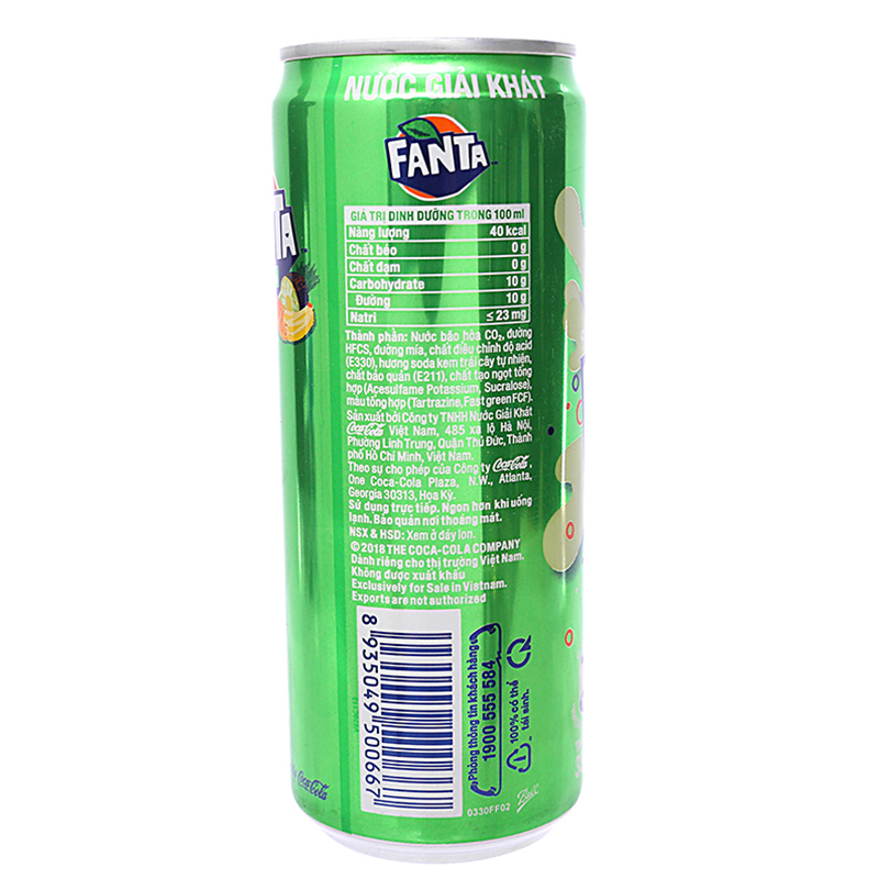 Nước ngọt Fanta vị soda kem lon 330ml – Chuỗi Tạp Hóa Việt - Chuyên Sỉ ...