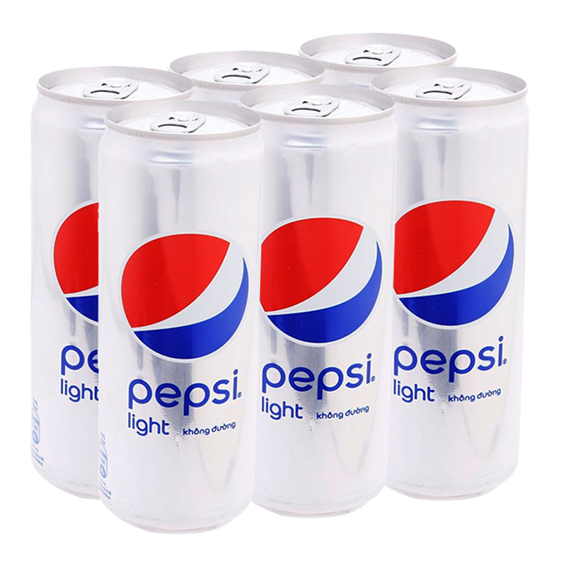 Nước ngọt Pepsi Light lốc 6 lon x 330ml – Chuỗi Tạp Hóa Việt - Chuyên ...