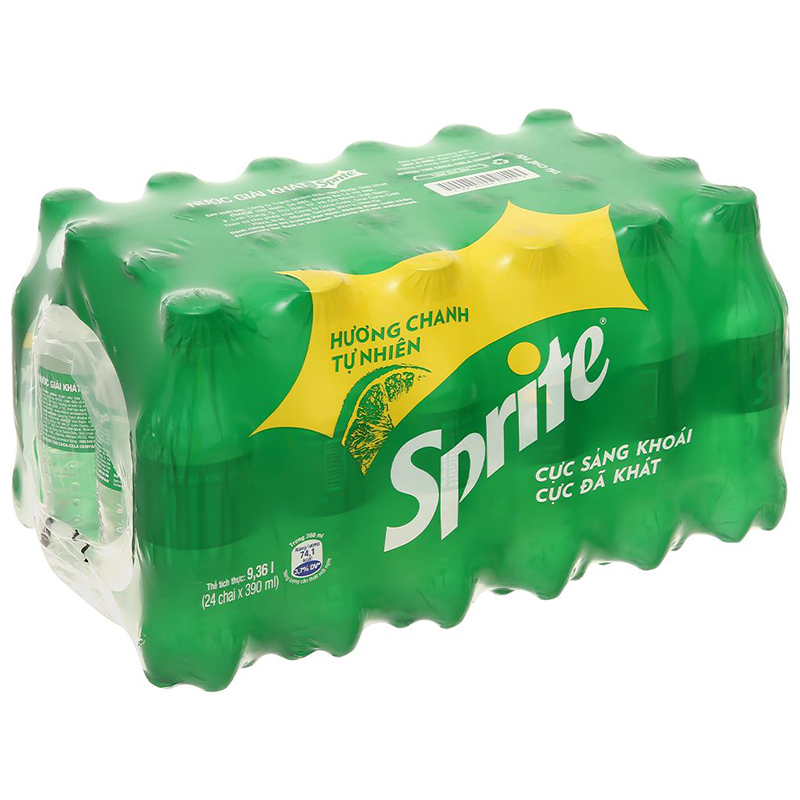 Nước ngọt Sprite hương chanh chai 390ml – Chuỗi Tạp Hóa Việt - Chuyên ...