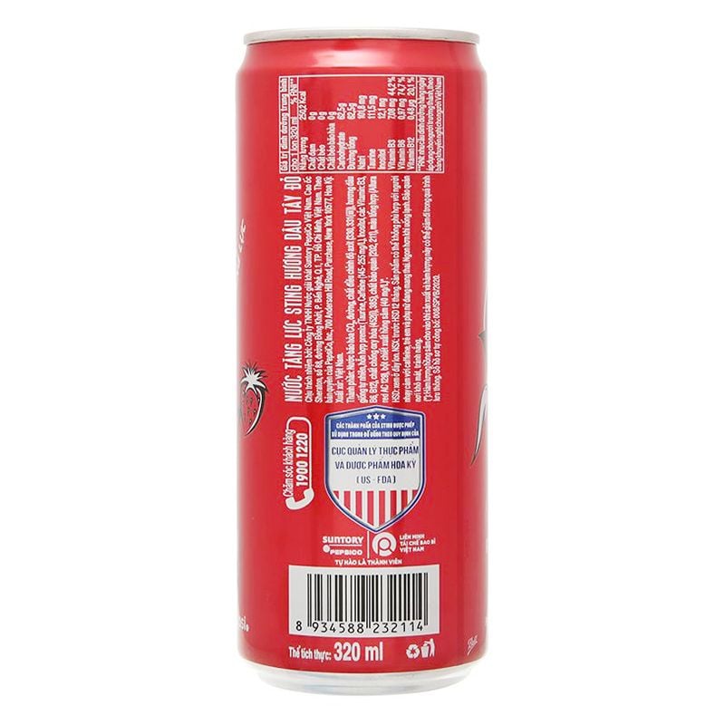 Nước tăng lực Sting dâu đỏ lon cao 330 ml – Chuỗi Tạp Hóa Việt - Chuyên ...
