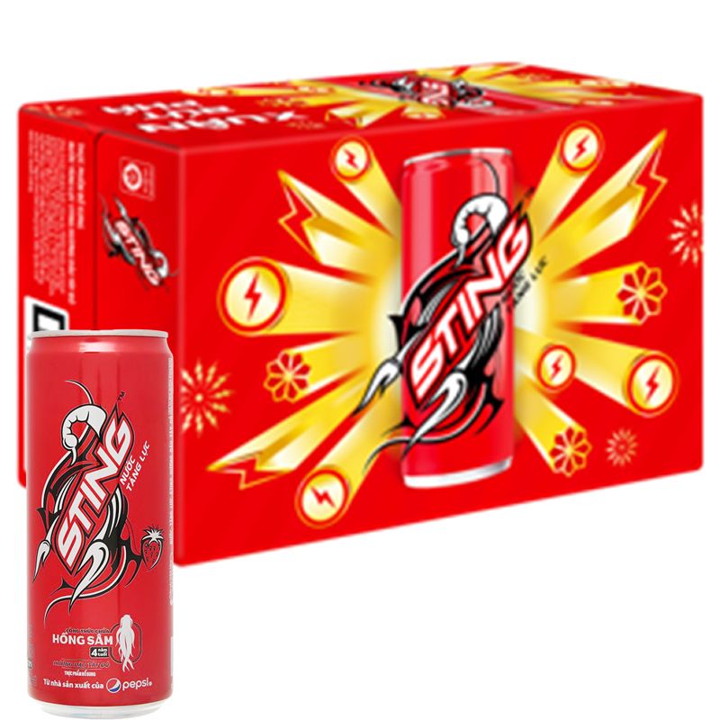 Nước tăng lực Sting dâu đỏ lon cao 330 ml – Chuỗi Tạp Hóa Việt - Chuyên ...