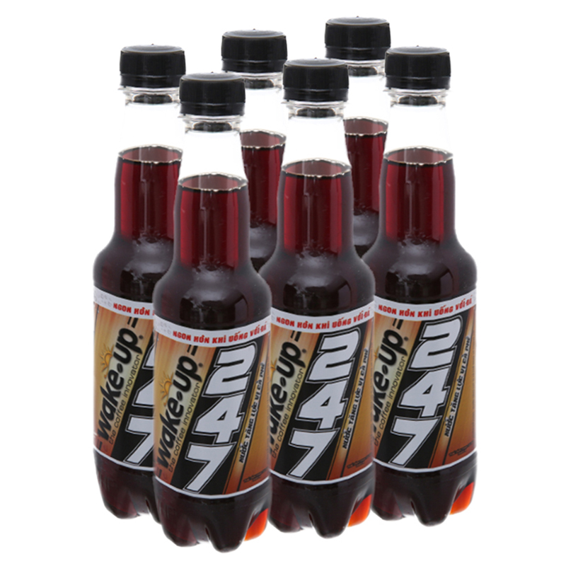 Nước tăng lực Wake Up 247 hương cà phê thùng 24 chai x 330 ml – Chuỗi ...