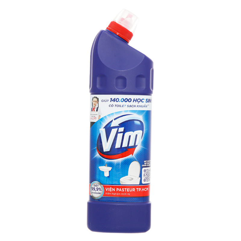 Nước tẩy bồn cầu & nhà tắm VIM diệt khuẩn chai 880ml – Chuỗi Tạp Hóa ...