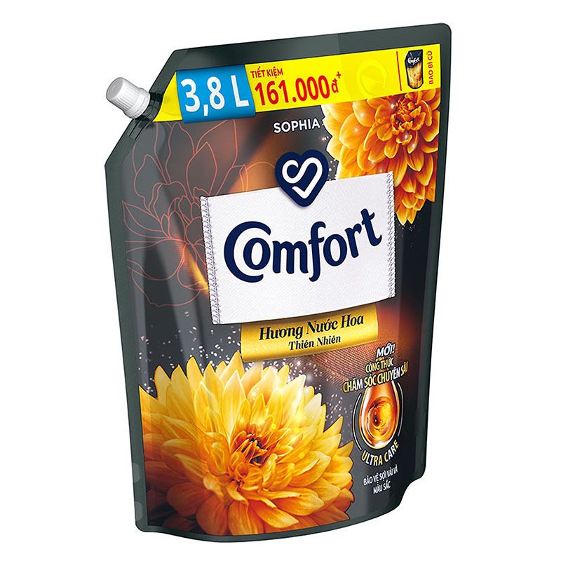 Nước xả vải Comfort hương nước hoa thiên nhiên sophia túi 2,8 lít ...
