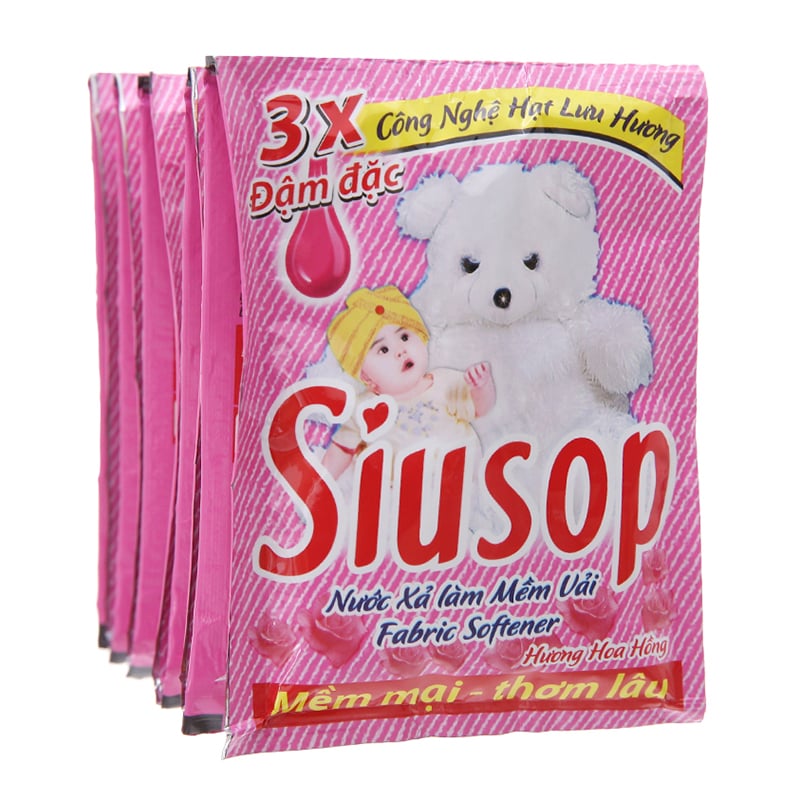 Nước xả vải Siusop 3X đậm đặc hương hoa hồng dây 30ml x 10 gói – Chuỗi ...