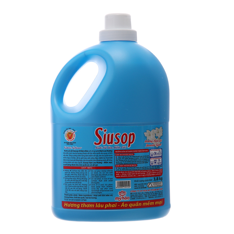 Nước xả vải Siusop 3X đậm đặc hương hoa lài can 3,8 lít – Chuỗi Tạp Hóa ...