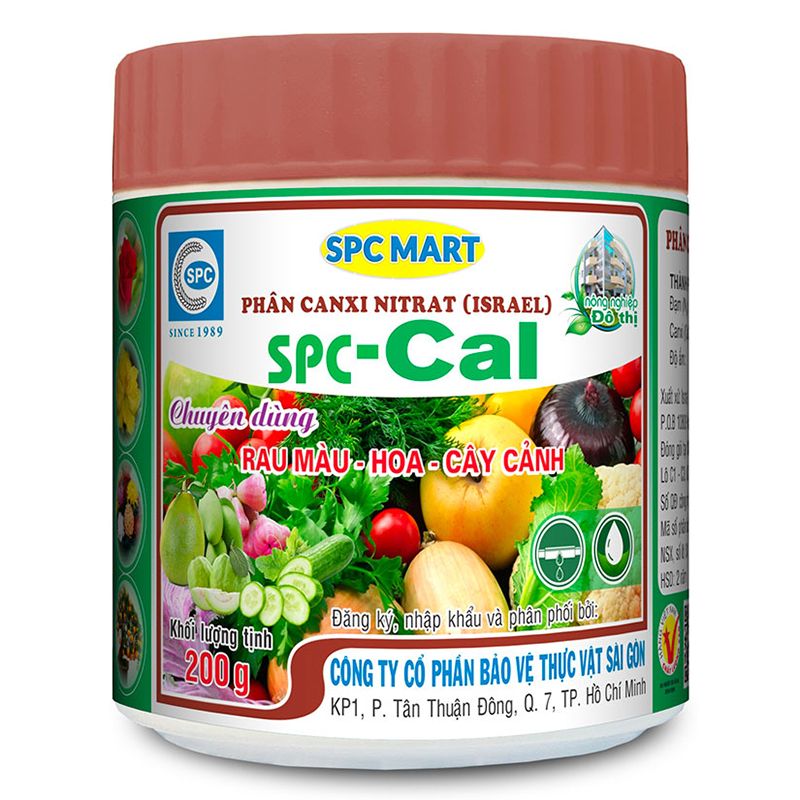 Phân Canxi Nitrat SPC-Cal hũ 200 g – Chuỗi Tạp Hóa Việt - Chuyên Sỉ Và Lẻ