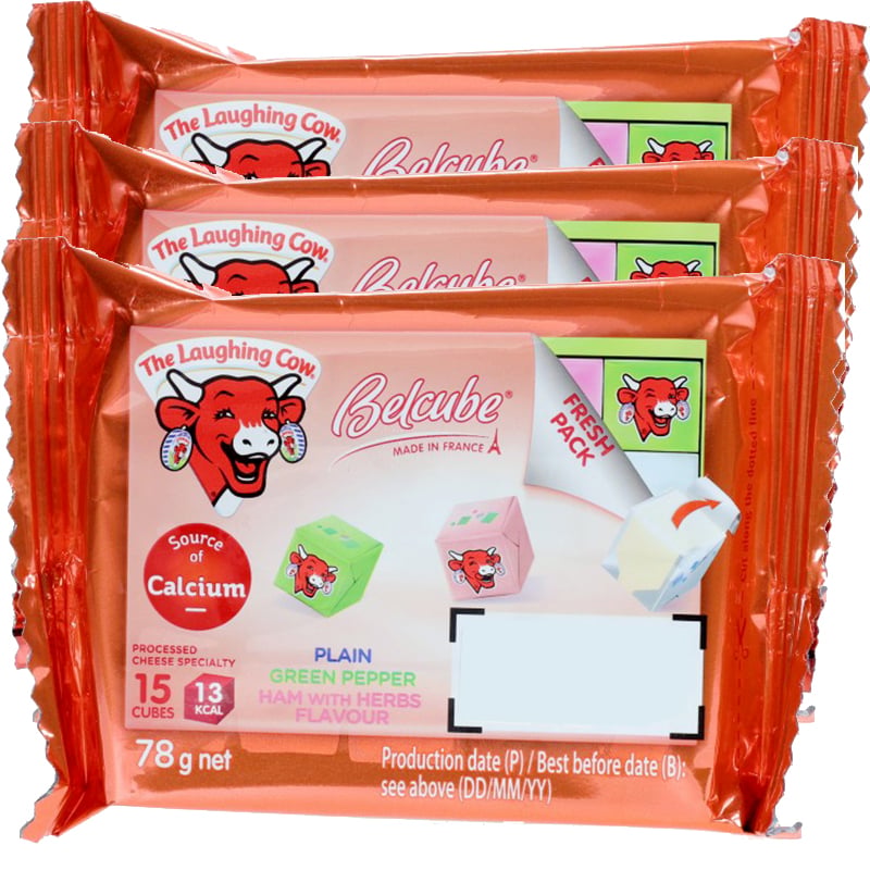 Phô mai vuông Con Bò Cười Belcube Snack vị truyền thống gói 78g – Chuỗi ...