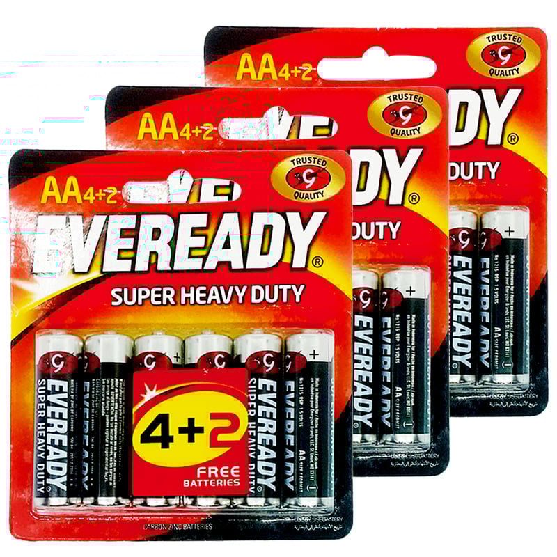 Pin Eveready SHD AA 1215 BP4 vỉ 4 tăng kèm 2 viên – Chuỗi Tạp Hóa Việt ...