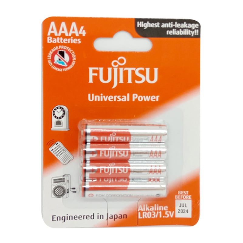 Pin Fujitsu LR03 (4B) Size AAA vỉ 4 viên – Chuỗi Tạp Hóa Việt - Chuyên ...