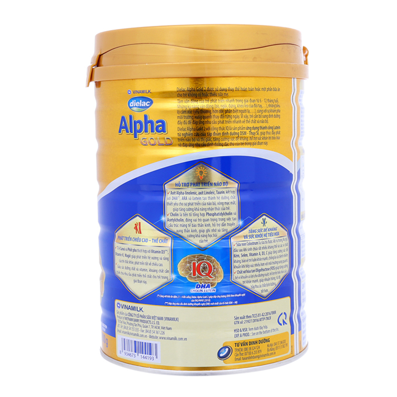 Sữa bột Dielac Alpha Gold 2 cho trẻ từ 6 đến 12 tháng lon 900g – Chuỗi Tạp Hóa Việt - Chuyên Sỉ ...