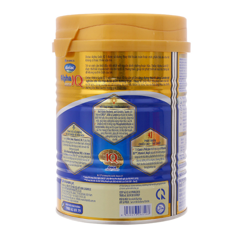 Sữa bột Dielac Alpha Gold IQ 1 cho trẻ từ dưới 6 tháng lon 400g – Chuỗi Tạp Hóa Việt - Chuyên Sỉ ...