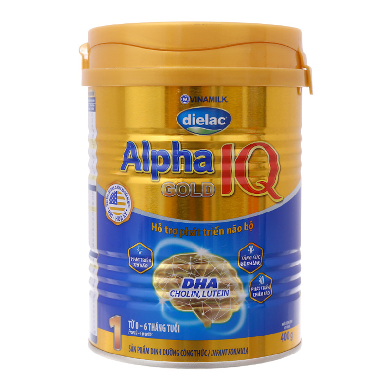 Sữa bột Dielac Alpha Gold IQ 1 cho trẻ từ dưới 6 tháng lon 400g – Chuỗi Tạp Hóa Việt - Chuyên Sỉ ...