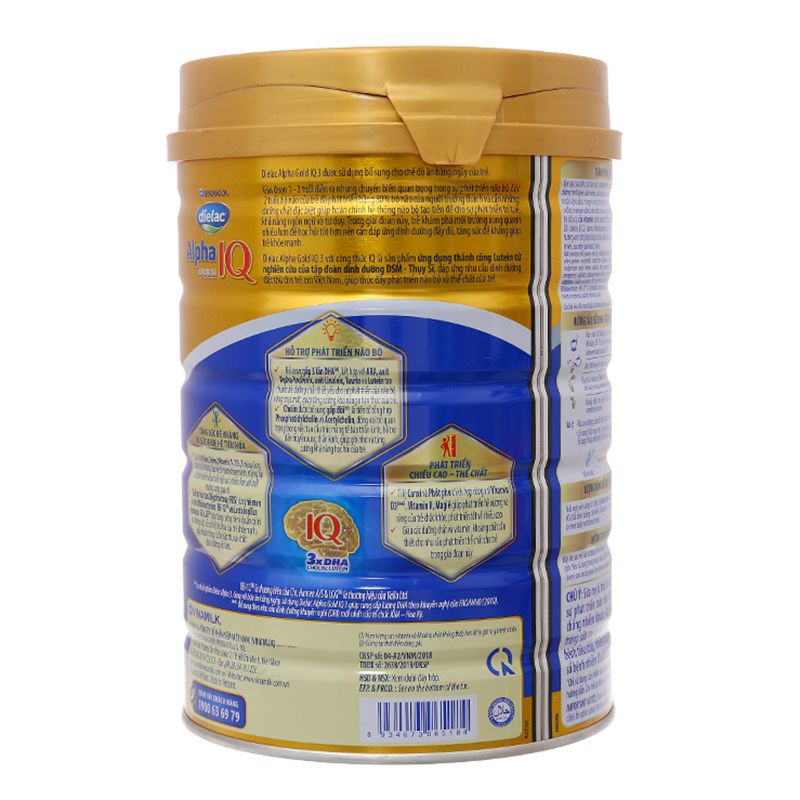 Sữa bột Dielac Alpha Gold IQ 3 cho trẻ từ 1 đến 2 tuổi lon 900g – Chuỗi Tạp Hóa Việt - Chuyên Sỉ ...