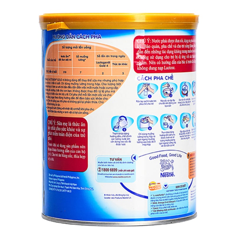 Sữa bột Lactogen Gold 2 cho trẻ từ 2 đến 12 tháng lon 900g – Chuỗi Tạp ...