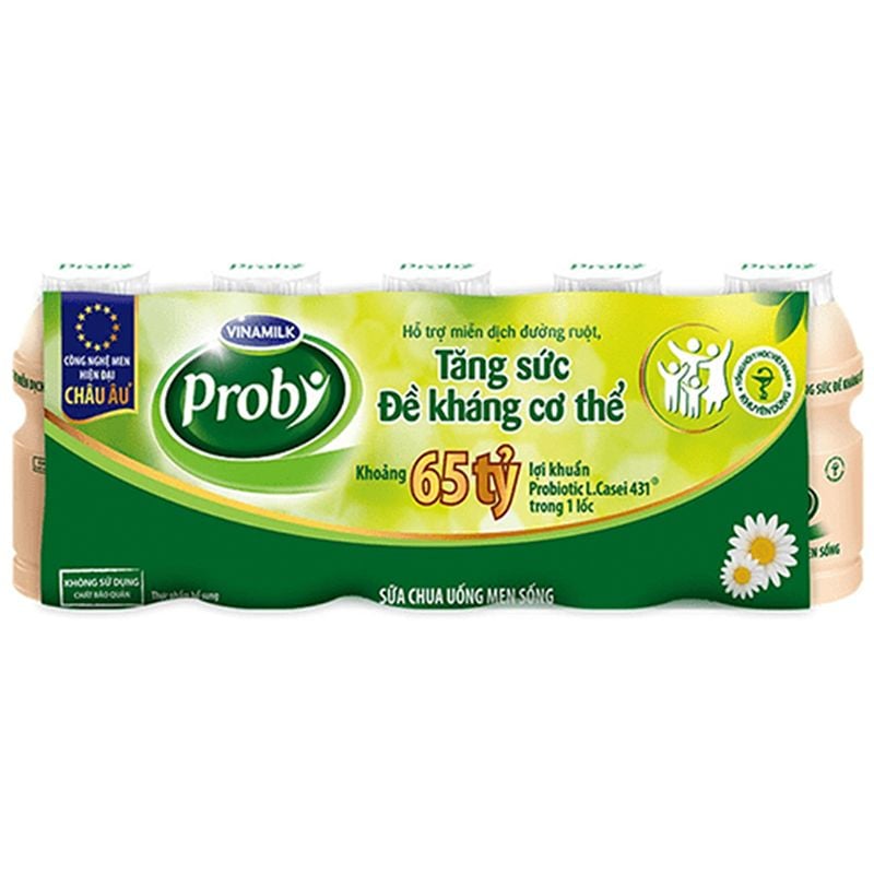 Sữa chua uống Vinamilk Probi có đường lốc 6 chai x 65ml – Chuỗi Tạp Hóa ...