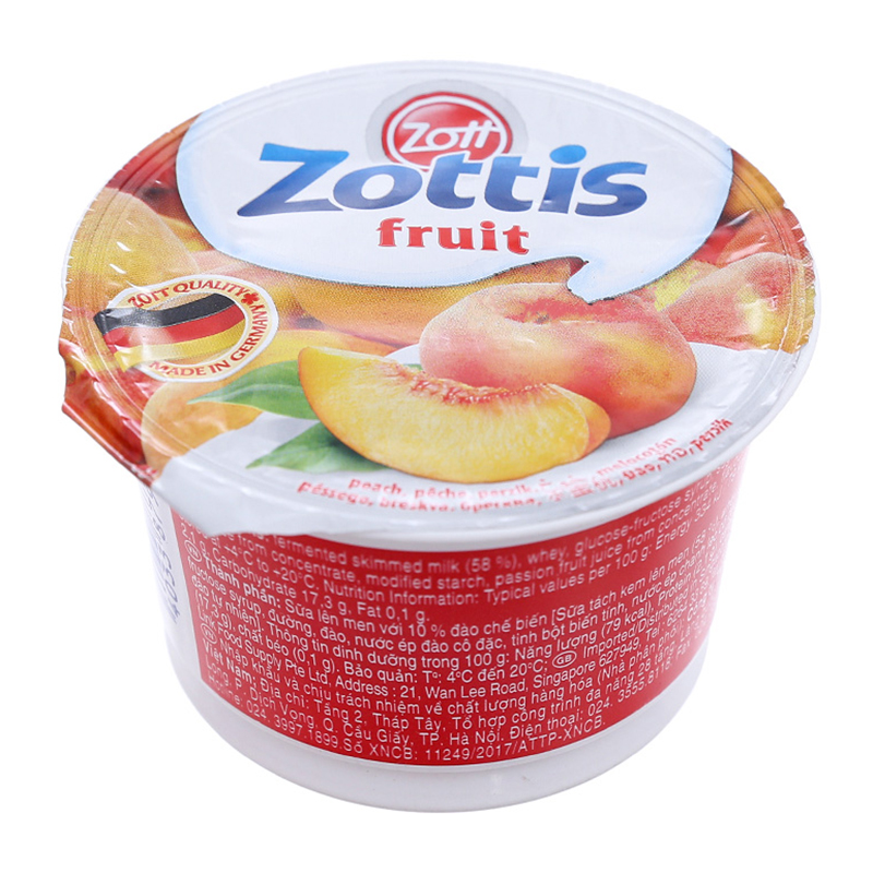 Sữa chua Zott Zottis vị đào 100g – Chuỗi Tạp Hóa Việt - Chuyên Sỉ Và Lẻ