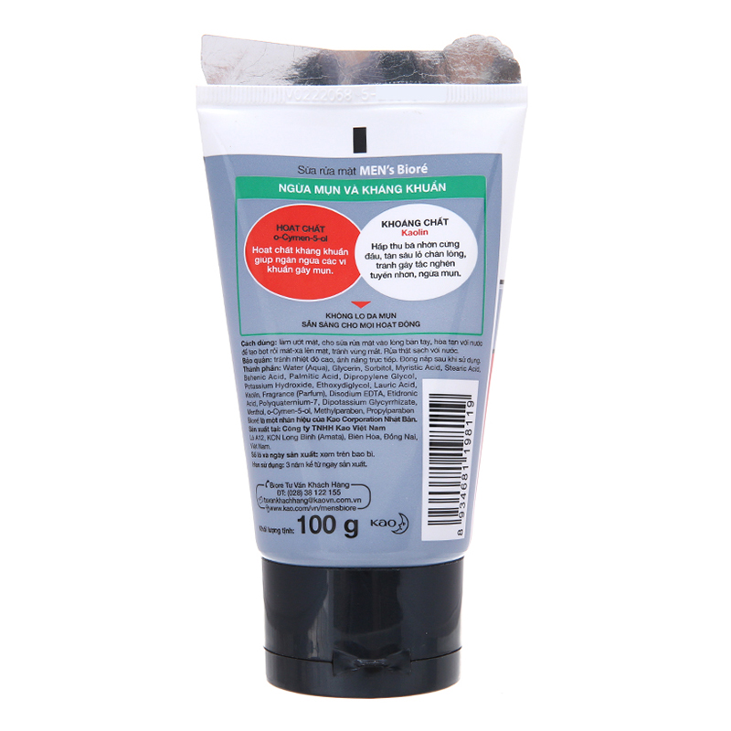 Sữa rửa mặt Biore Kao ngừa mụn 100g – Chuỗi Tạp Hóa Việt - Chuyên Sỉ Và Lẻ