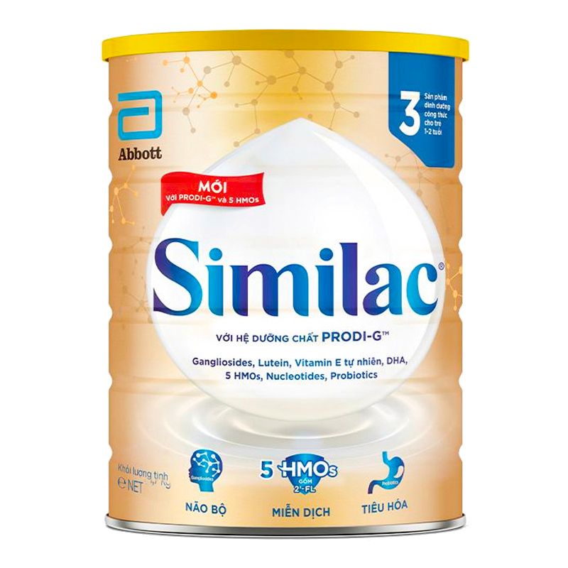 Sữa bột Abbott Similac IQ 3 Plus HMO hương vani lon 400g – Chuỗi Tạp ...