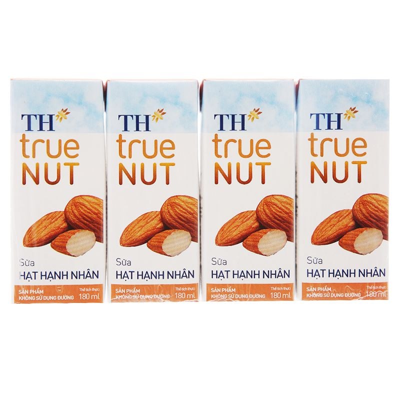 Sữa hạnh nhân TH True Nut lốc 4 x 180ml – Chuỗi Tạp Hóa Việt - Chuyên ...