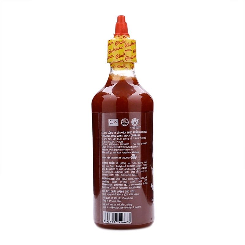 Tương ớt Sriracha Cholimex chai 520 g – Chuỗi Tạp Hóa Việt - Chuyên Sỉ ...