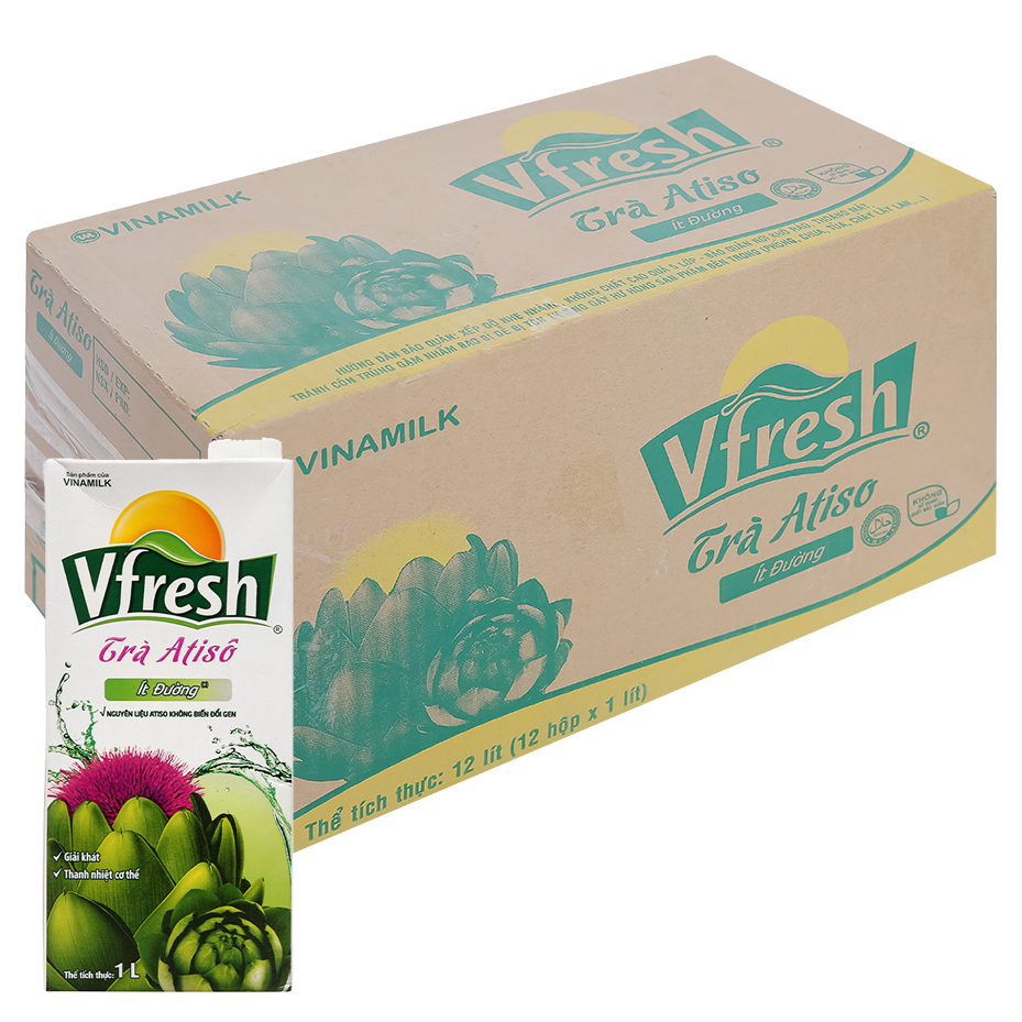 Trà Atisô Vfresh ít đường thùng 12 hộp x 1 lít – Chuỗi Tạp Hóa Việt ...