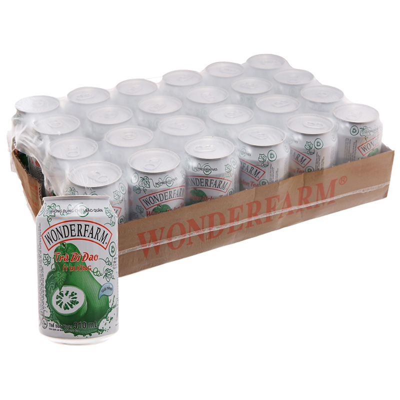 Trà bí đao Wonderfarm ít đường thùng 24 lon x 310ml – Chuỗi Tạp Hóa Việt - Chuyên Sỉ Và Lẻ