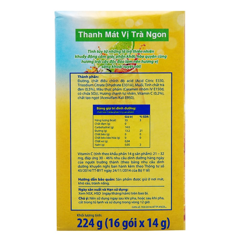 Trà chanh Lipton Ice Tea hộp 224g – Chuỗi Tạp Hóa Việt - Chuyên Sỉ Và Lẻ
