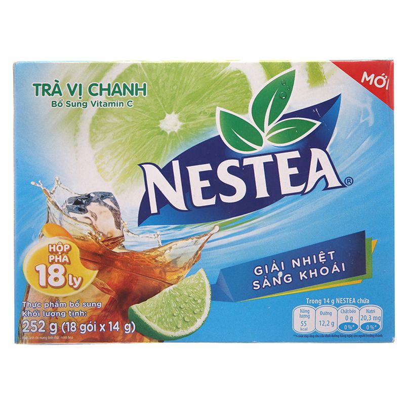 Trà chanh Nestea 14g x 18 túi hộp 252g – Chuỗi Tạp Hóa Việt - Chuyên Sỉ ...