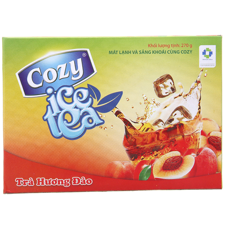 Trà đào Cozy Ice Tea 15g x 18 túi hộp 270g – Chuỗi Tạp Hóa Việt ...