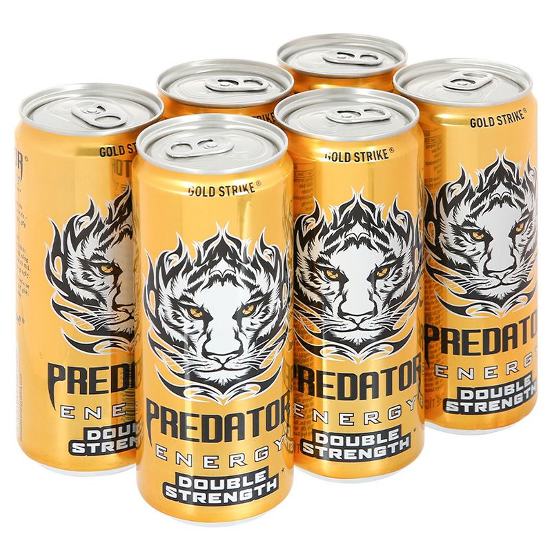 Nước tăng lực Predator Energr Coca cola gấp 2 Cafein lốc 6 lon x 330ml ...