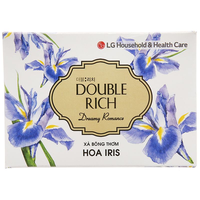 Xà bông cục Double Rich dưỡng ẩm hương hoa iris cục 90g – Chuỗi Tạp Hóa ...