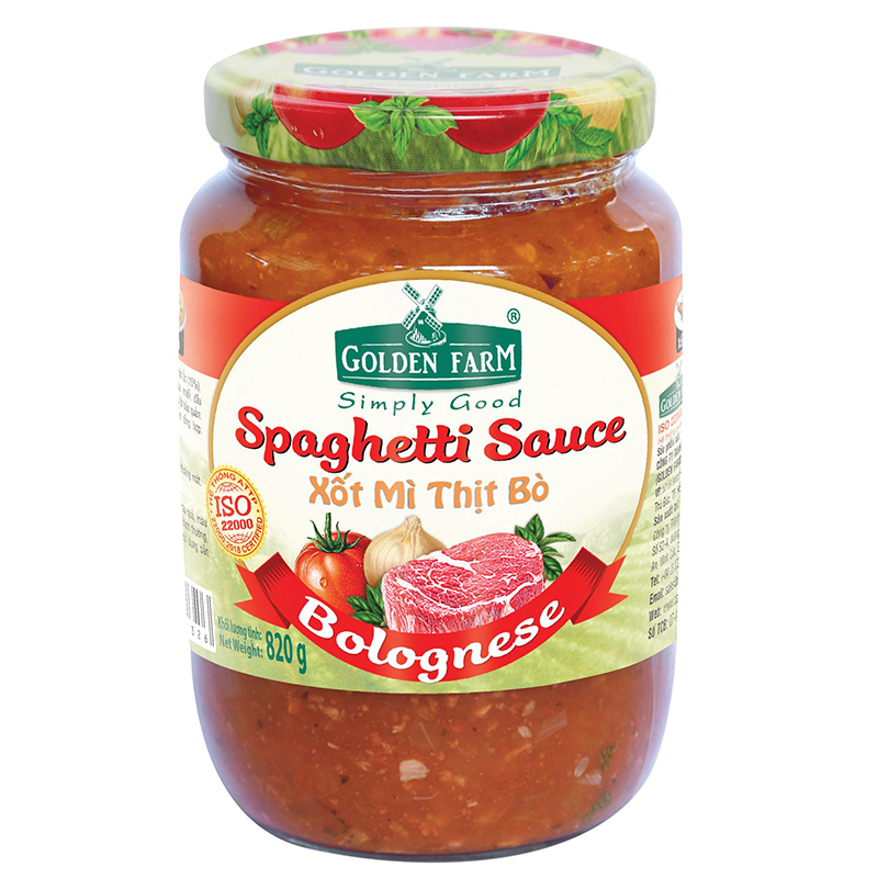Xốt mì Golden Farm Spaghetti thịt bò hũ 370g – Chuỗi Tạp Hóa Việt ...