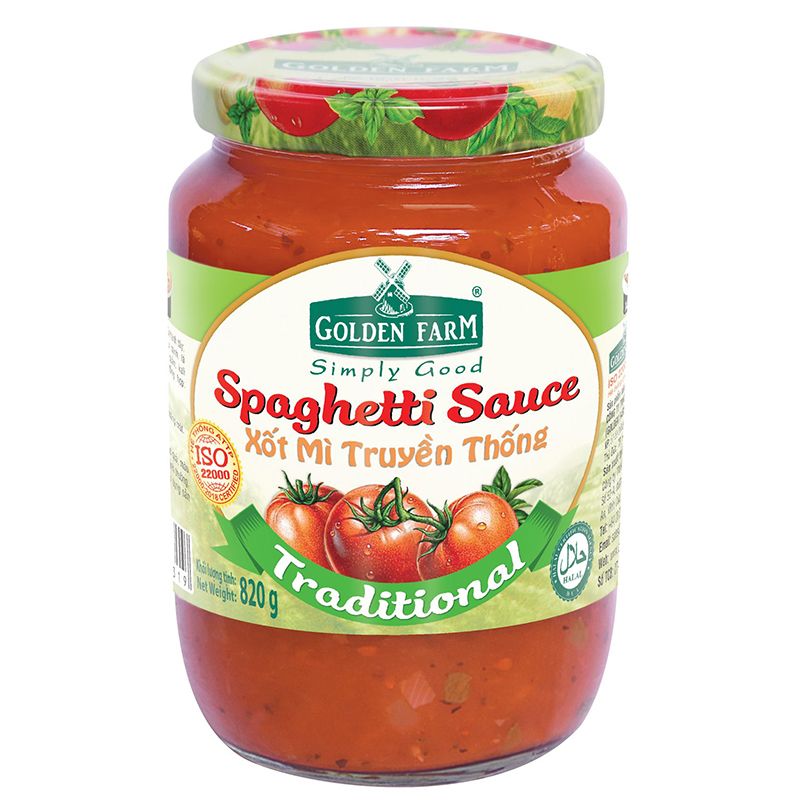 Xốt mì Spaghetti Golden Farm vị truyền thống hũ 370g – Chuỗi Tạp Hóa ...