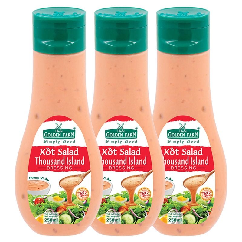Xốt trộn salad Golden Farm vị dâu bộ 3 chai x 250ml – Chuỗi Tạp Hóa ...
