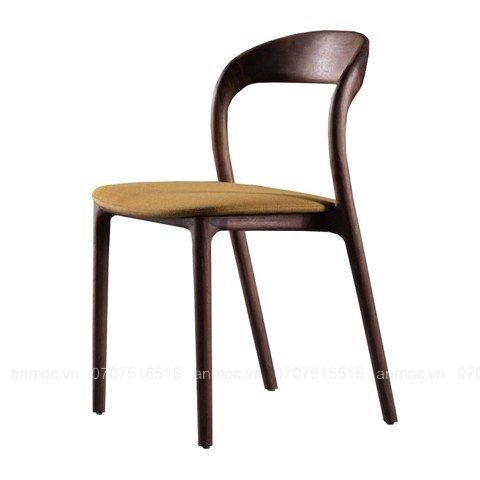 Ghế Neva Không Tay Gỗ Tự Nhiên, Mặt Nệm Cao Cấp, Giá Rẻ – Nội Thất An Mộc