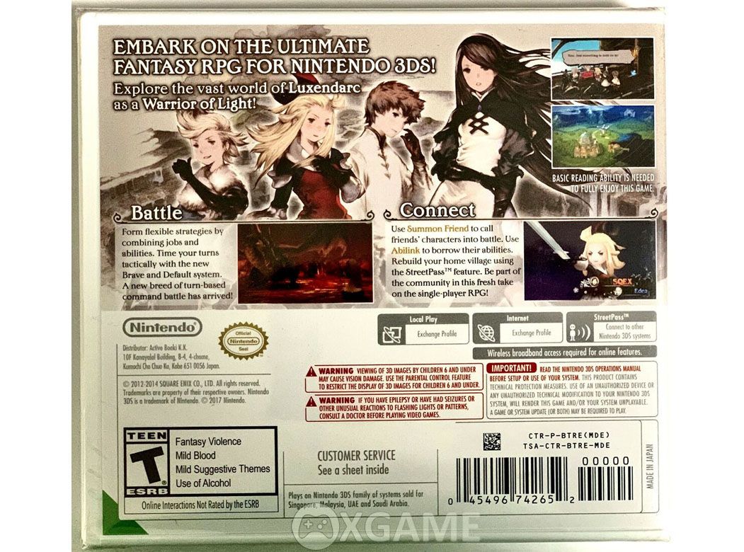 Bravely Default-2ND – xGAMESHOP-Retail Store Games